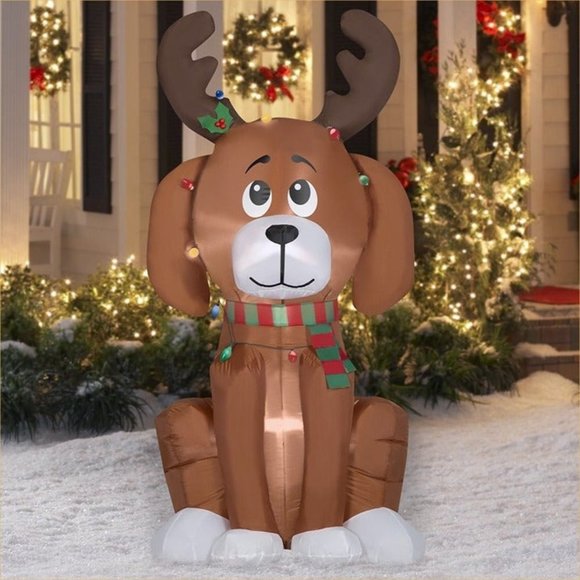 Holiday Time | Holiday | Holiday Time Puppy Dog With Light String ...